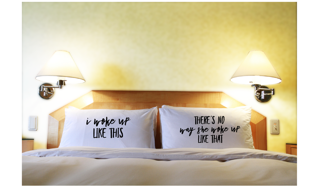 I Woke Up Like This Funny Pillowcases – Matchizz