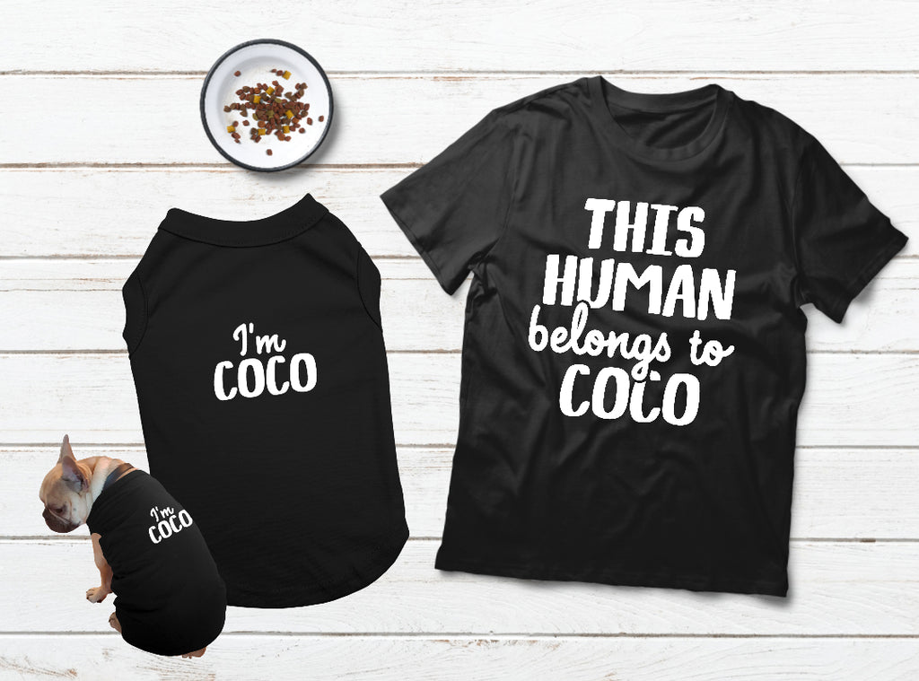 Matching Dog and Owner Shirts Custom Dog Shirt – Matchizz
